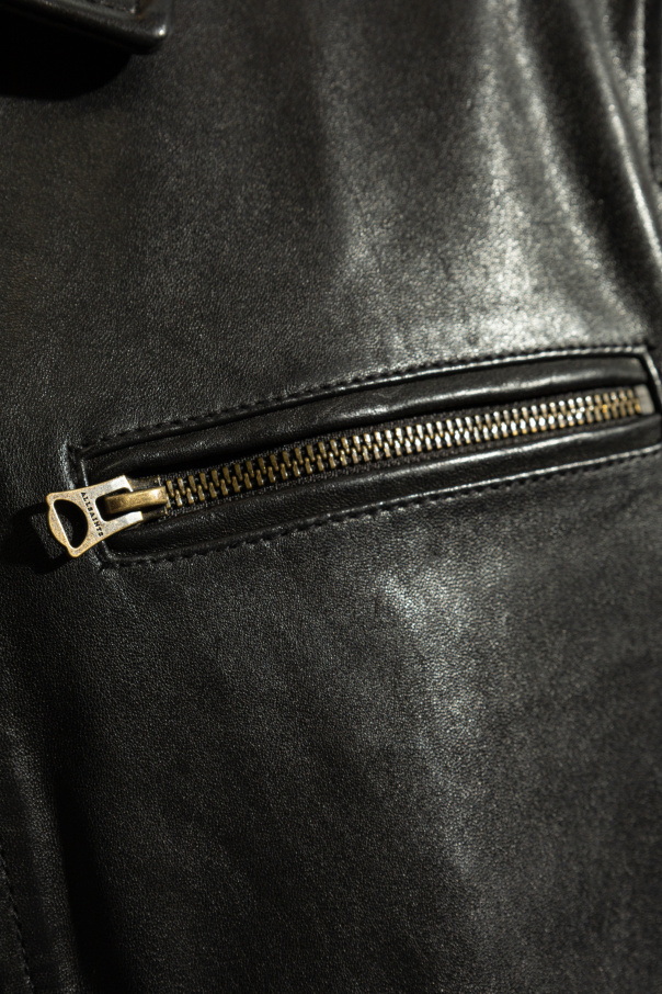 AllSaints Leather jacket 'Miller' | Men's Clothing | Vitkac