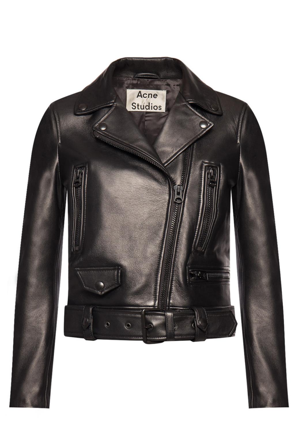 Leather biker jacket Acne Studios - Vitkac Australia