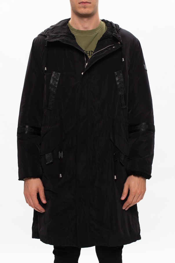 Coat with logo John Richmond - Vitkac US