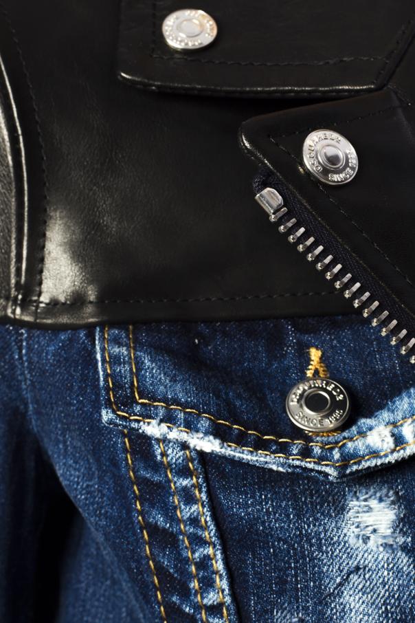Distressed denim jacket Dsquared2 - Vitkac Australia