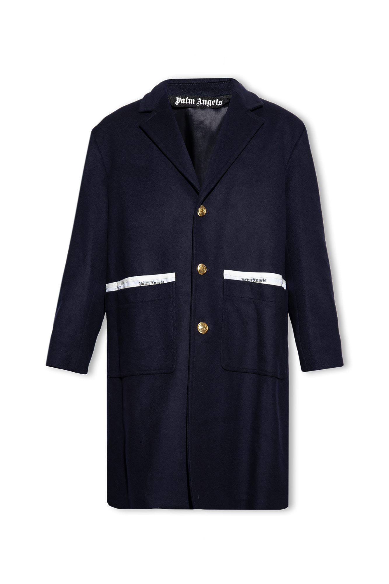 Palm Angels Single-breasted coat | Men's Clothing | Vitkac