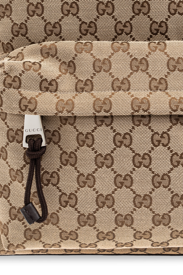 Beige Backpack with monogram Gucci - Vitkac GB