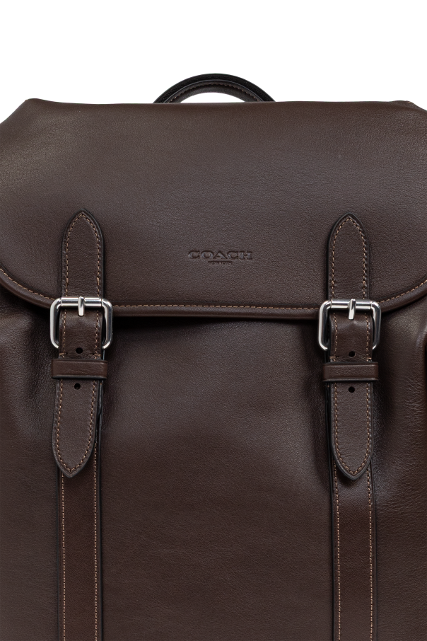 Brown Leather rucksack Coach - Vitkac GB