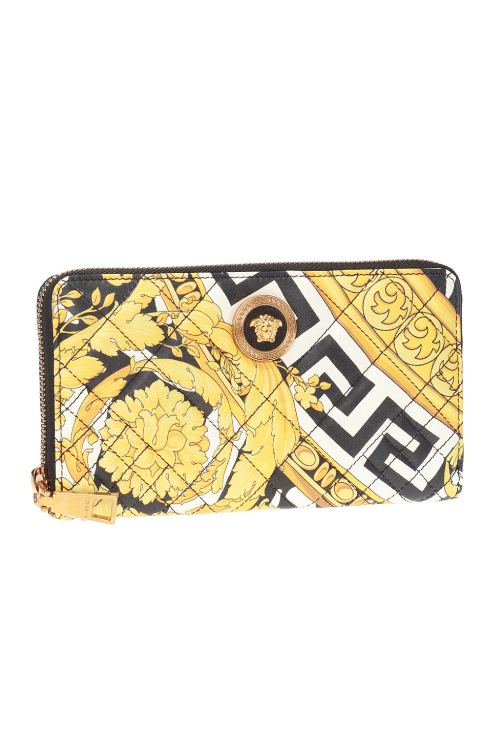 Quilted wallet with baroque pattern Versace - Vitkac Italy