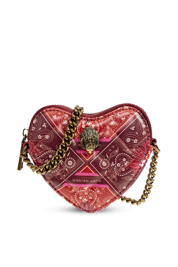 Czerwony Torba na ramię `Micro Heart` Kurt Geiger - Vitkac Polska