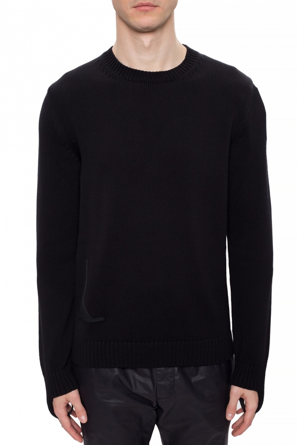 1017 ALYX 9SM Asymmetrical sweater with logo | Men's Clothing | Vitkac