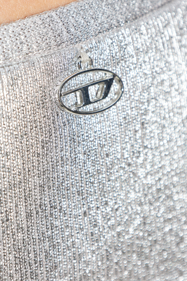 Srebrny Kardigan `M-ISOTTA` Diesel - Vitkac Polska