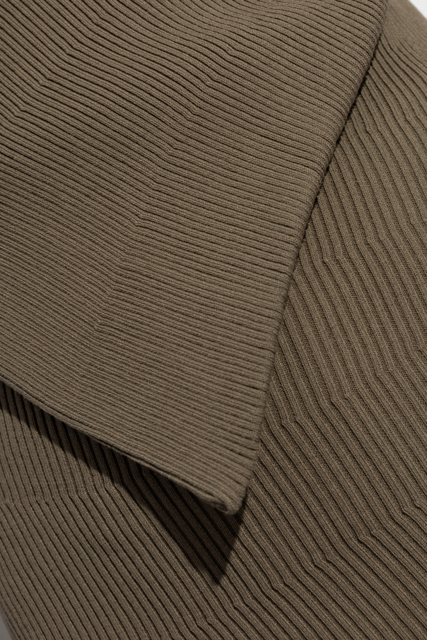 Brązowy Prążkowany top `Babel` Rick Owens - Vitkac Polska