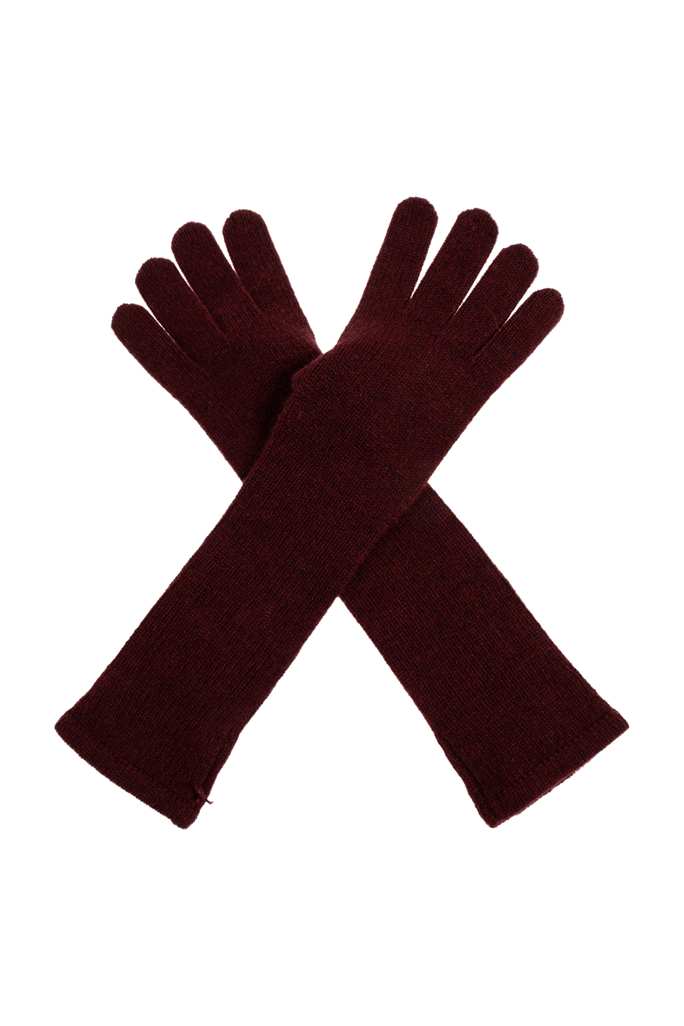Burgundy Long gloves 'Mmjock' Max Mara - Vitkac GB