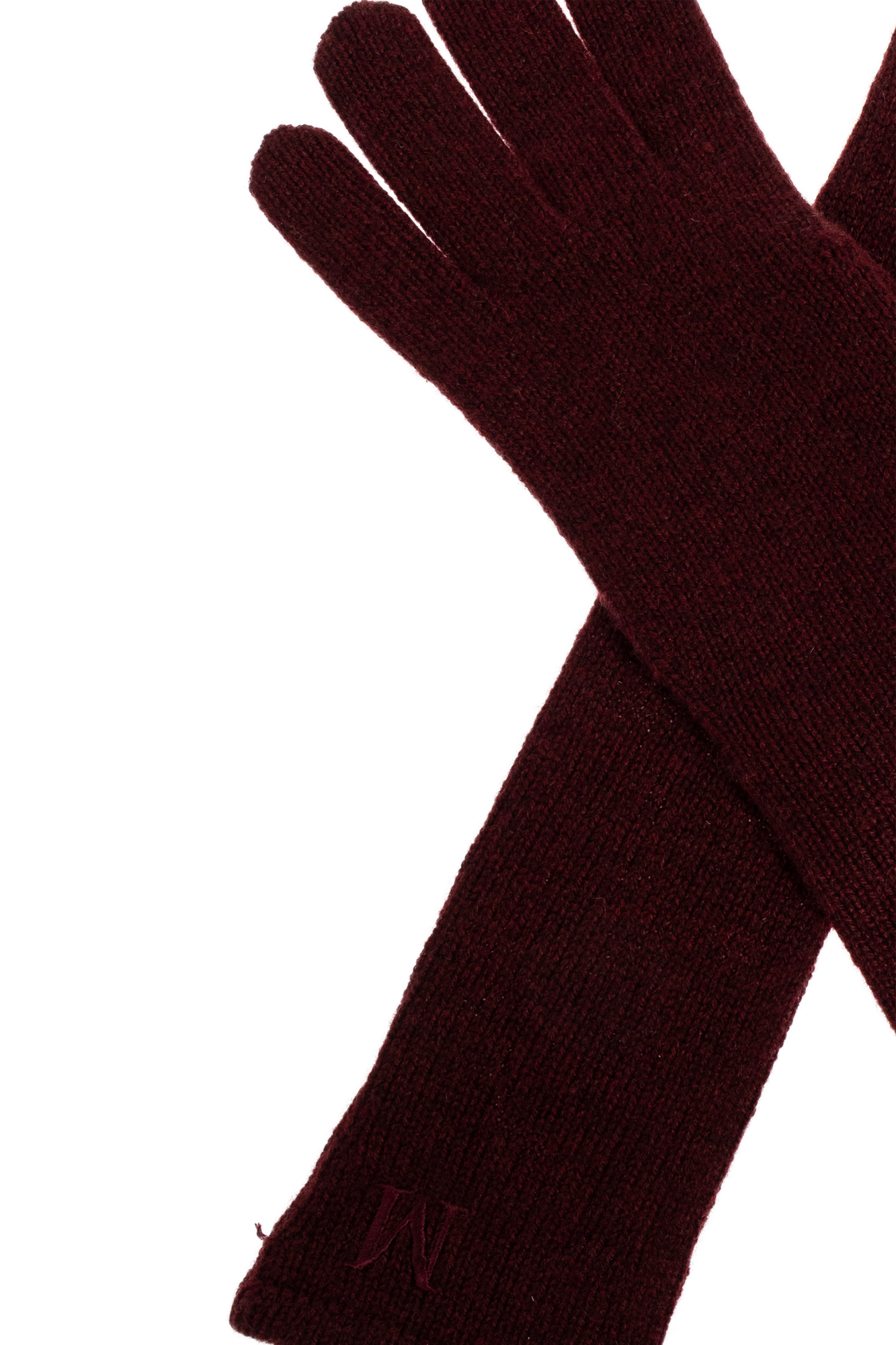 Burgundy Long gloves 'Mmjock' Max Mara - Vitkac GB