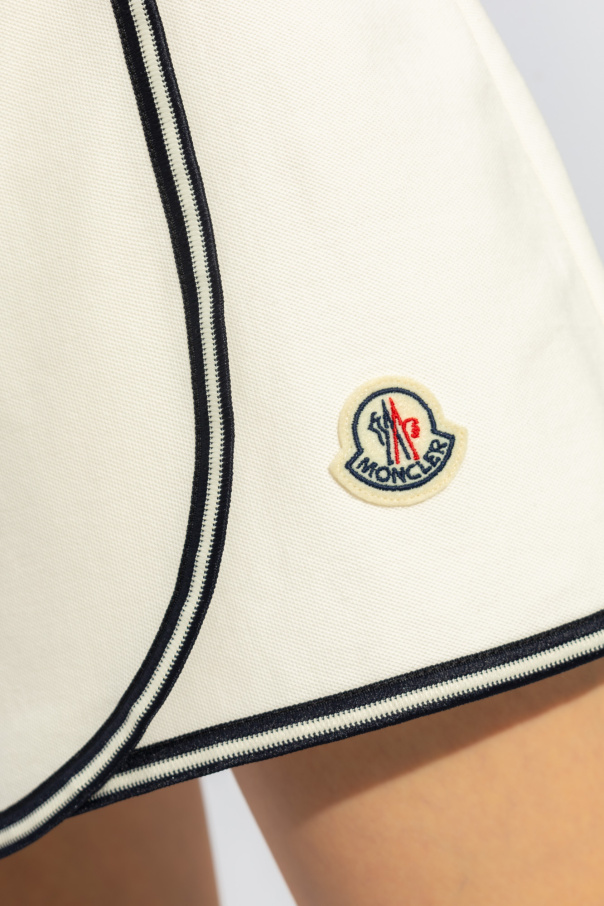 Biały Spódnica z logo Moncler - Vitkac Polska