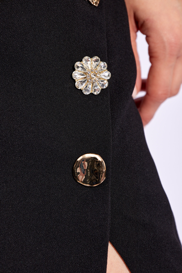 Black Skirt with decorative buttons Self Portrait - Vitkac GB