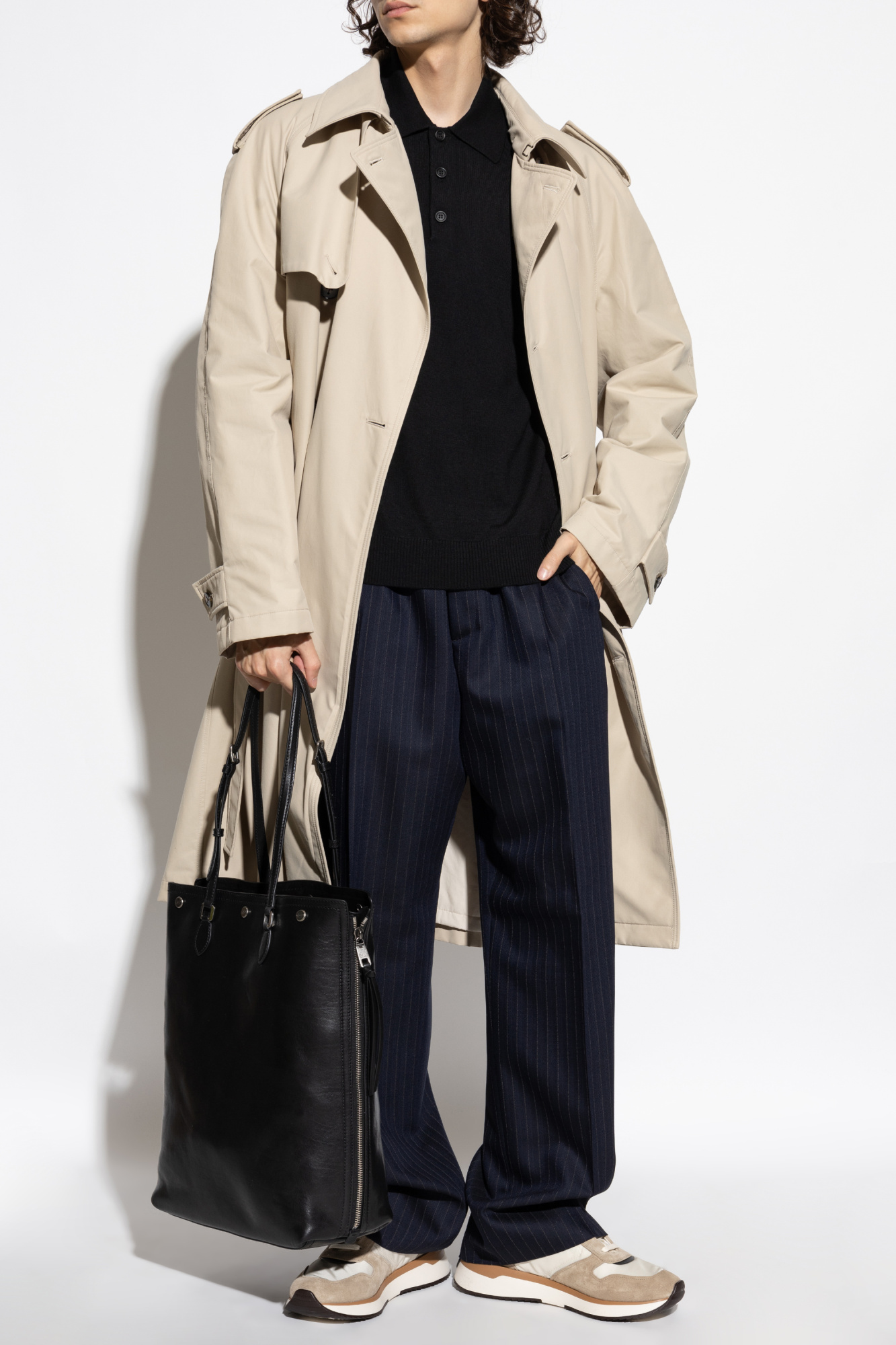 Golden Goose Pinstripe wool trousers | Men's | Vitkac