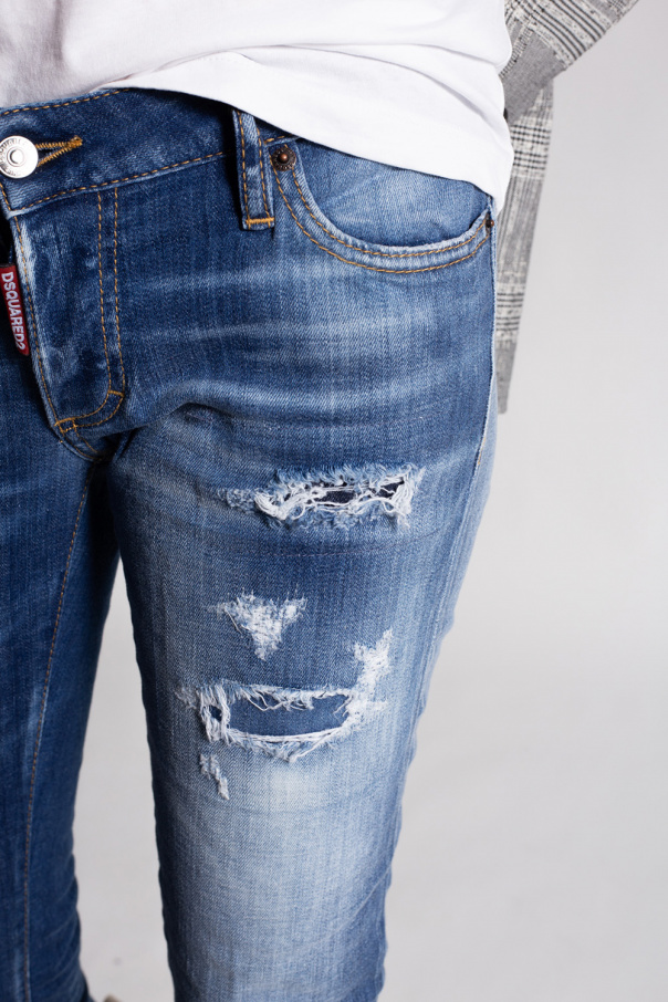 ‘Jennifer Cropped Jean’ raw-cut jeans Dsquared2 - Vitkac Canada