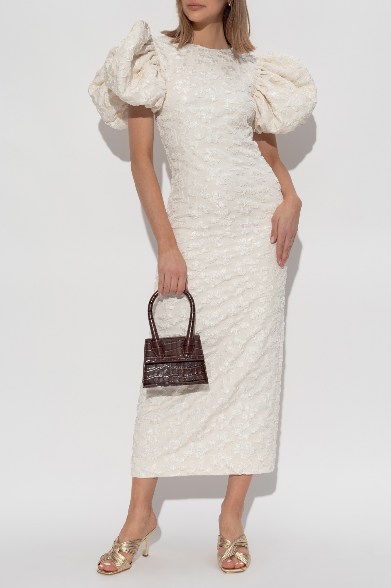 ROTATE Pencil dress with puff sleeves | Women's Clothing | Vitkac