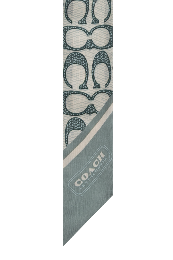 Green Silk Scarf Coach - Vitkac GB