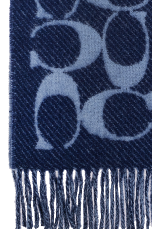 Marineblau Schal mit Monogramm Coach - Vitkac Germany