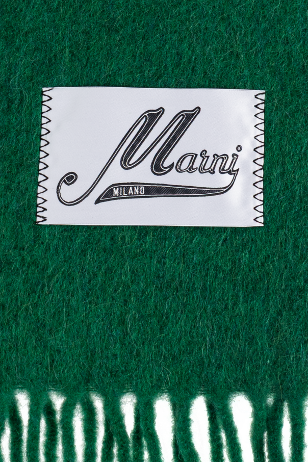 Marni Wool scarf with fringes | Men's Accessories | Vitkac