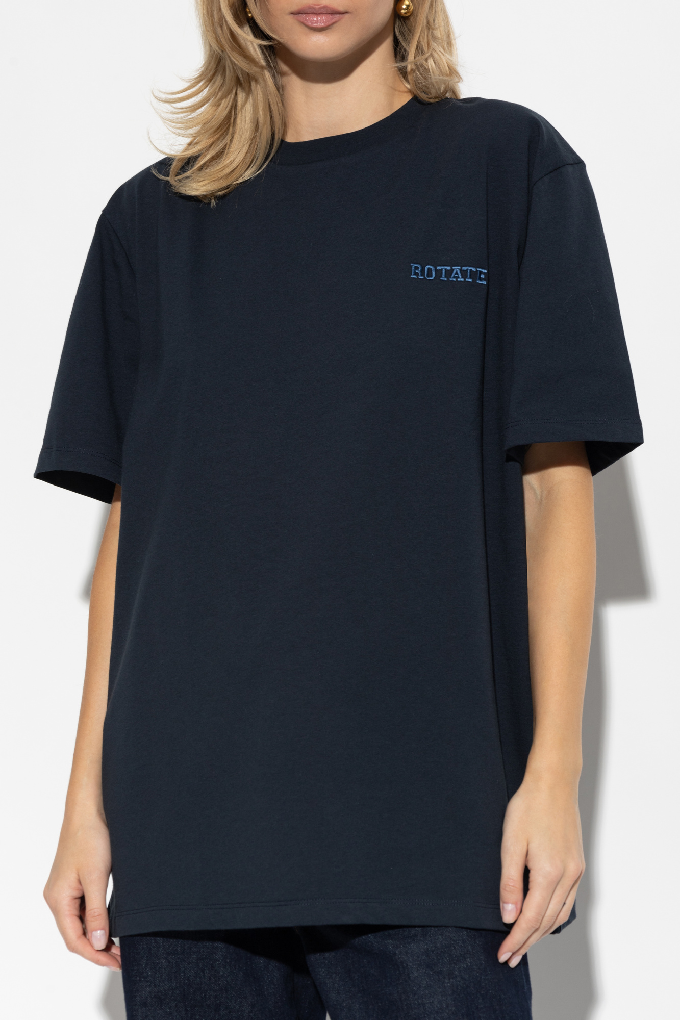 ROTATE T-shirt with embroidered logo | Women's | Vitkac
