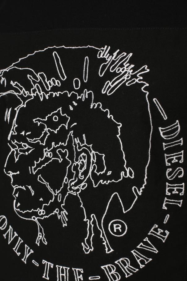 Diesel Logo Only The Brave Drawing