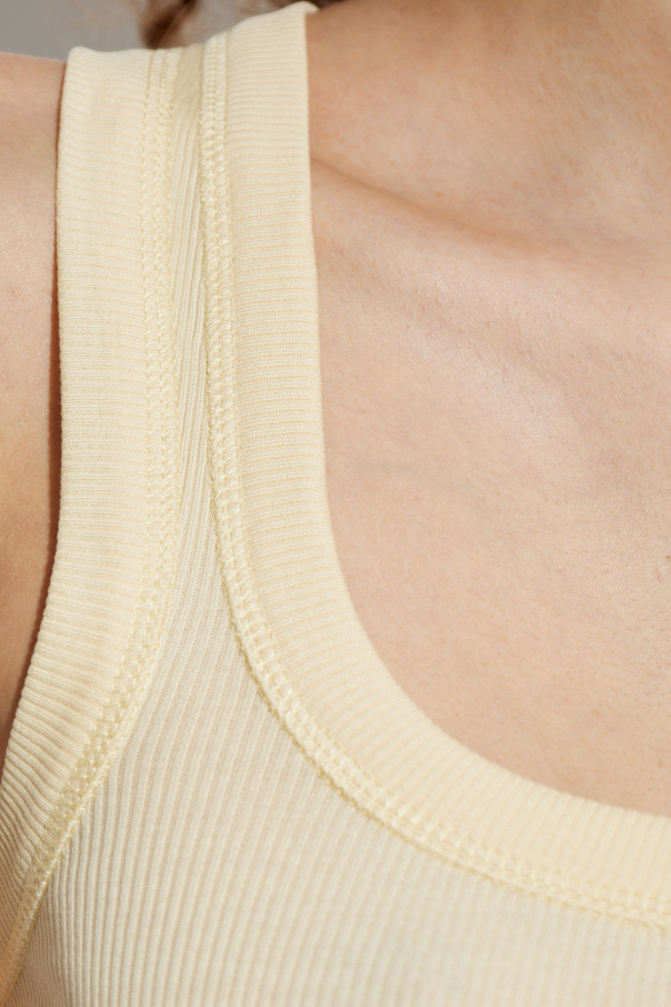 Yellow Ribbed top Jacquemus - Vitkac GB