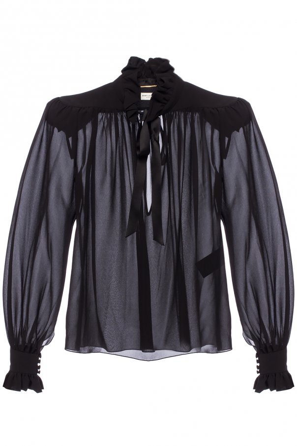 Saint Laurent Tie-up top - Styleswith