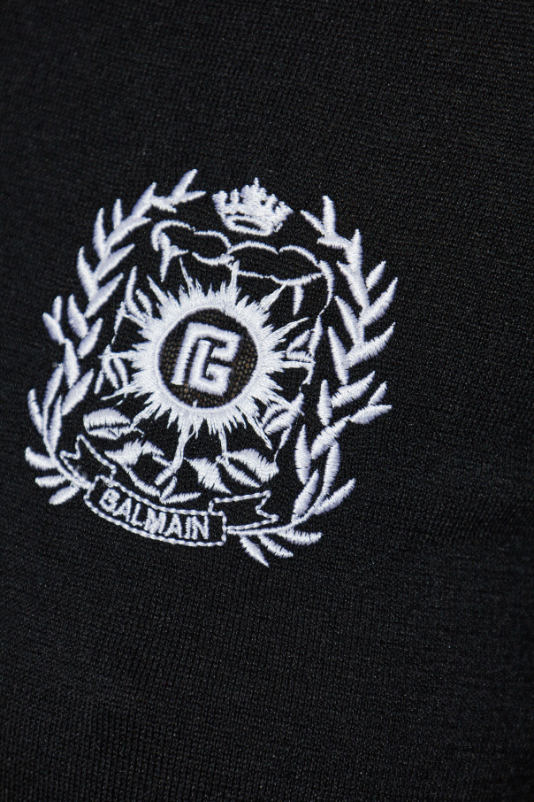 Balmain Top with embroidered logo | Women's | Vitkac