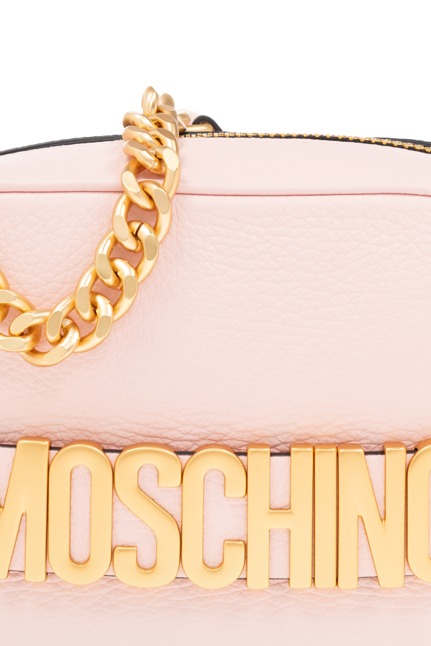 Pink Leather shoulder bag Moschino - Vitkac GB