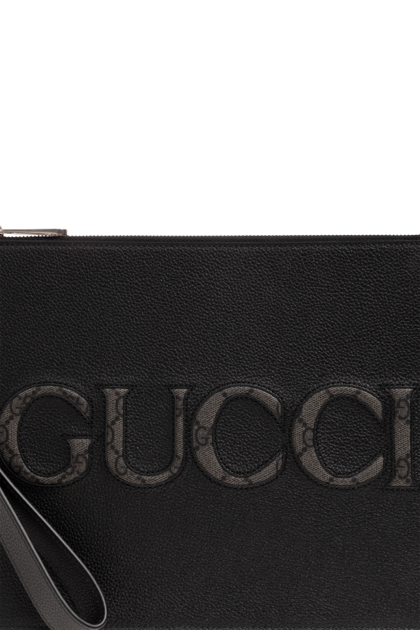 Czarny Torba do ręki z logo Gucci - Vitkac Poland