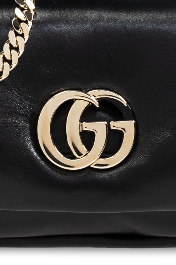 Czarny Skórzana torba do ręki Gucci - Vitkac Poland