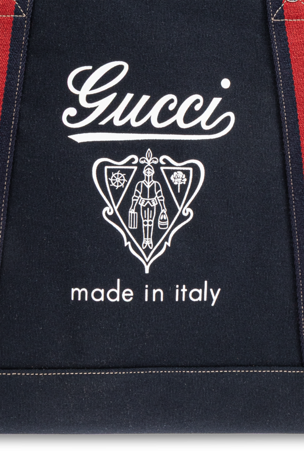 Granatowy Torba typu `shopper` Gucci - Vitkac Poland
