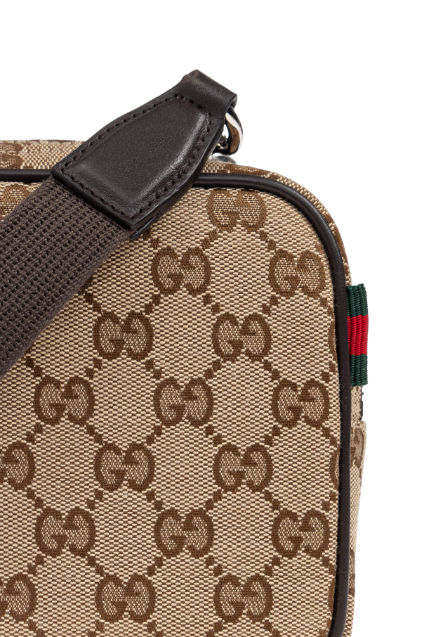 Beżowy Torba na ramię z monogramem Gucci - Vitkac Poland