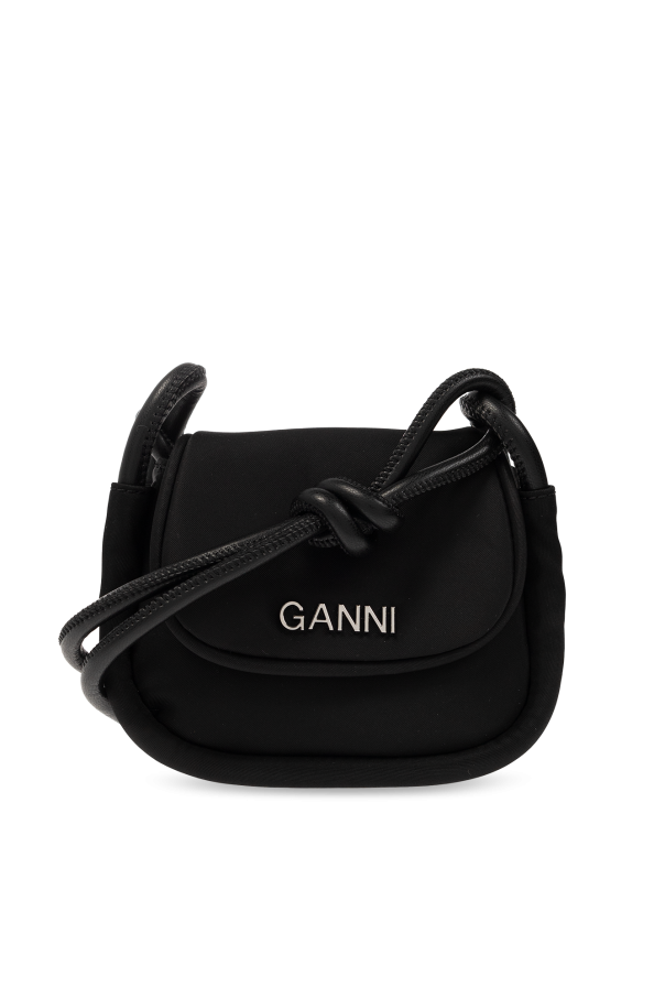 Black Shoulder bag with logo Ganni - Vitkac Germany