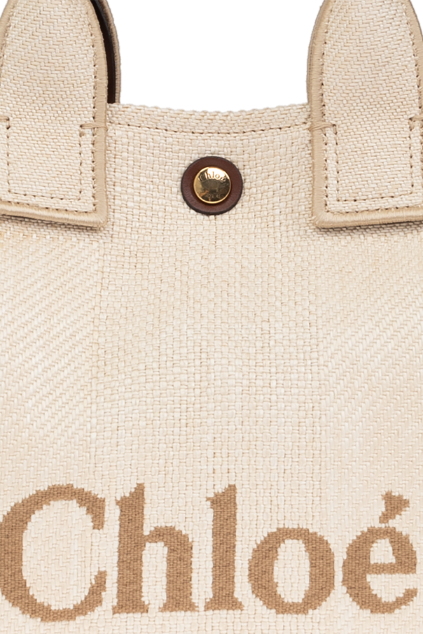 Cream Chloé 'Carry Small' tote bag Chloé - Vitkac GB