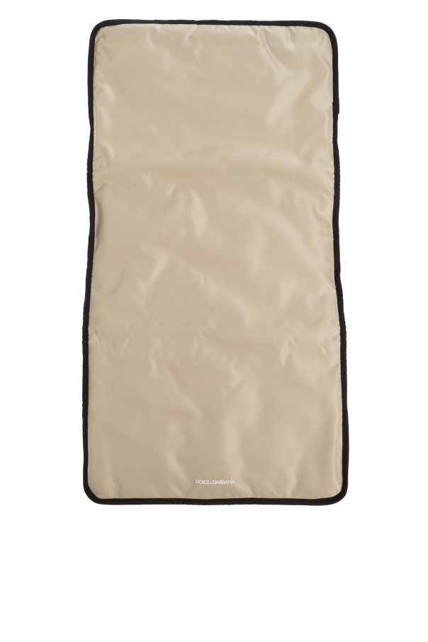Beige Changing bag with logo Dolce & Gabbana Kids - Vitkac GB