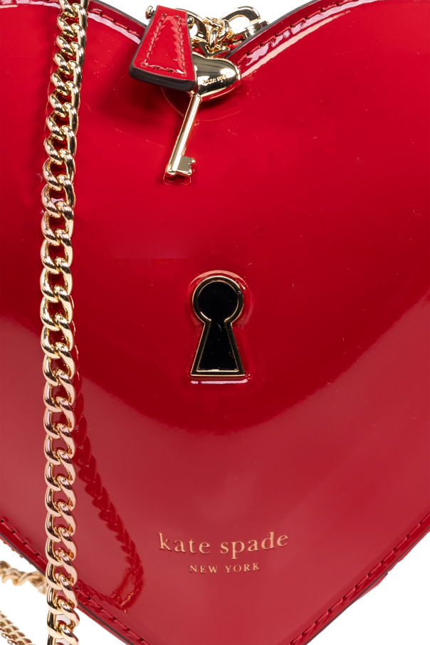 Red Shoulder Bag Key To My Heart 3D Micro Kate Spade - Vitkac GB