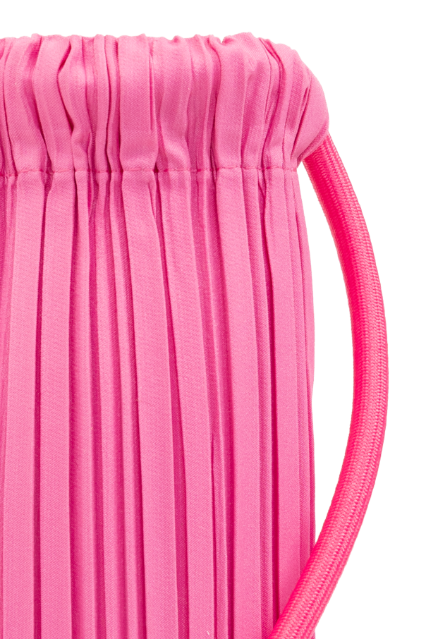 Pink Shoulder Bag ‘Pleats Mini Pochette’ Pleats Please Issey Miyake ...