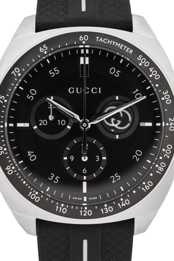 Czarny Zegarek z logo Gucci - Vitkac Poland